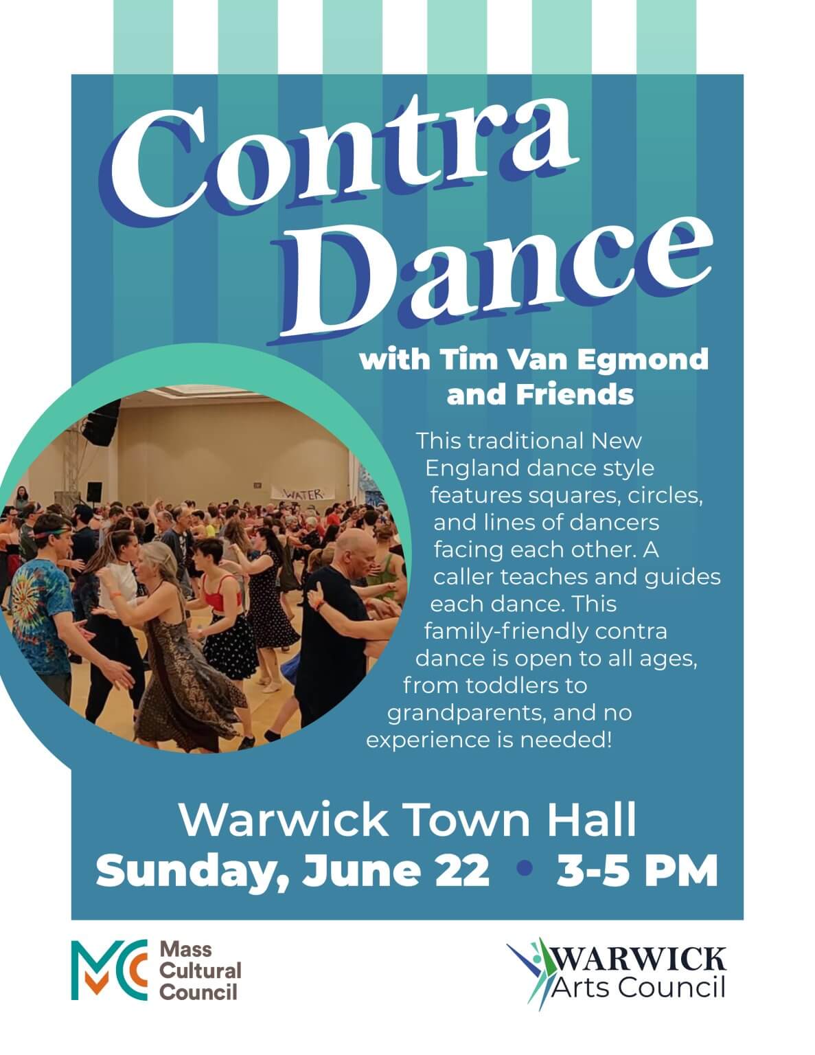 Contra Dance June 22nd – Warwick, MA